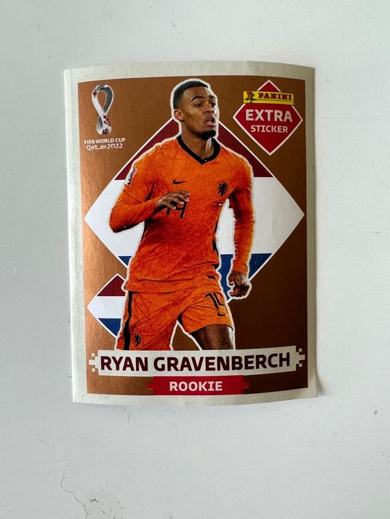Gravenberch Action card. Panini Wm 2022 Qatar. Extra Sticker | Kaufen auf Ricardo