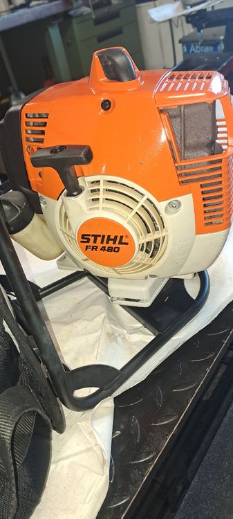 Stihl Rückentragbare Rasentrimmer FR480, Funktioniert, fix (Gebraucht ...
