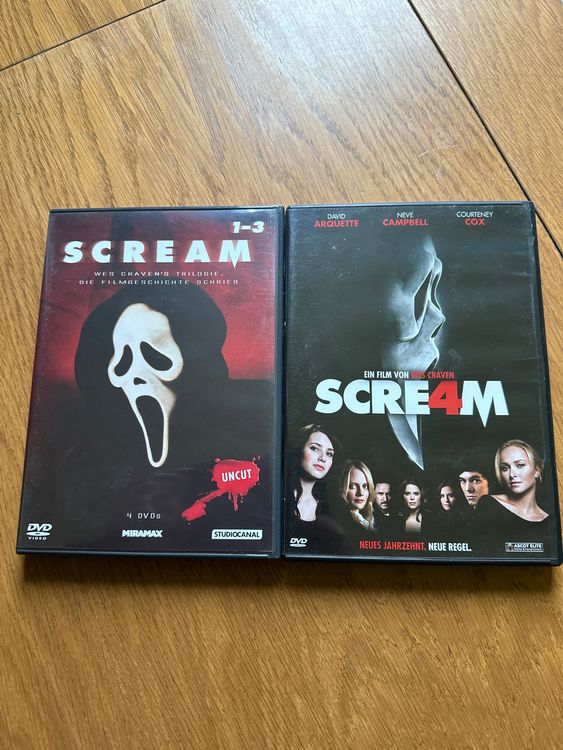 Scream 1-4 DVD (Gebraucht) in Benken ZH für CHF 8.9 – mit Lieferung auf ...