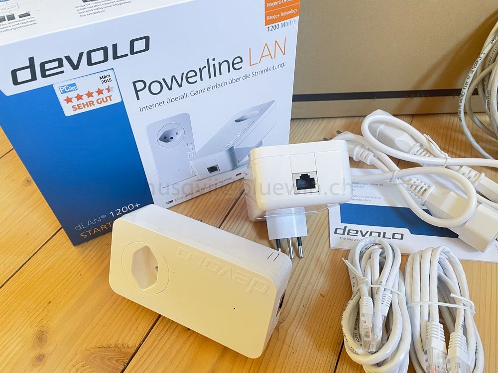 DEVOLO dLAN 1200+ STARTER KIT Powerline LAN (Gebraucht) in Salorino für ...