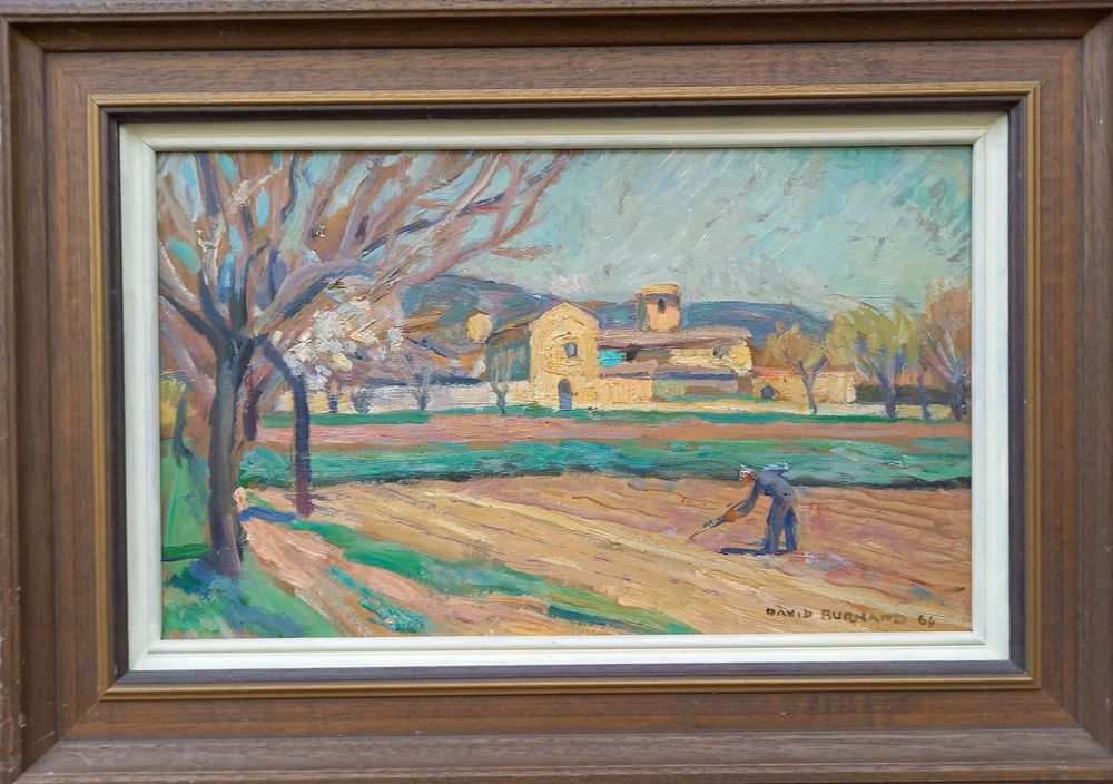 David Arnold BURNAND (1888-1975) belles scène campagnarde (Gebraucht ...