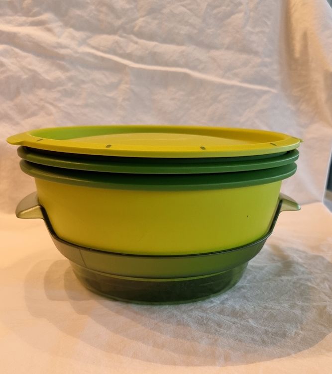Tupperware MicroGourmet Dampfgarer grün 3tlg. | Kaufen auf Ricardo