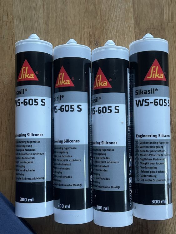 Sikasil WS605-S Industrie Silikon Schwarz (Neu und originalverpackt) in ...