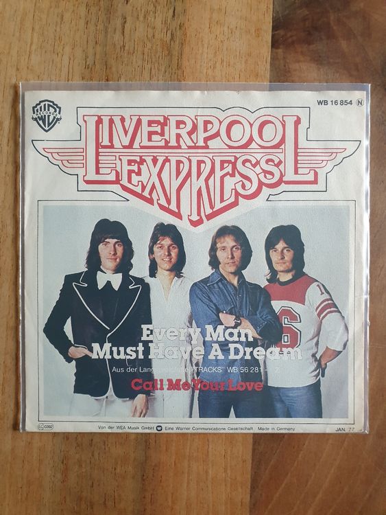 Liverpool Express Single Every Man Must Have a Dream (Gebraucht) in ...