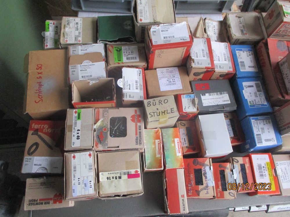 XXXXXXXXXXXL-SORTIMENT SCHRAUBEN PH SCHLITZ KREUZSCHLITZ (Neu und originalverpackt) in Langnau i ...