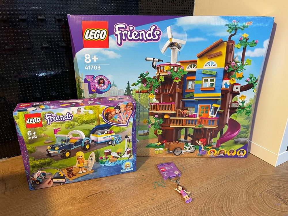 Lego 41703 Friends Baumhaus plus 41364 plus Olivia Anhänger | Kaufen ...