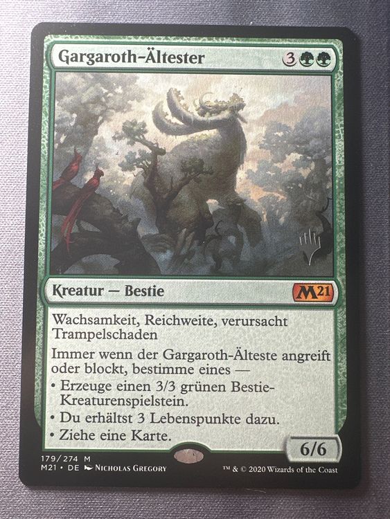 Gargaroth-Ältester 179/274 Promokarte M21 (Neu (gemäss Beschreibung ...