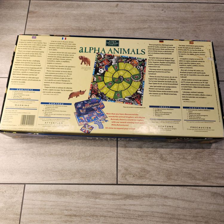 Alpha Animals Deluxe – Holztiere – komplett – Brettspiel (Gebraucht) in ...