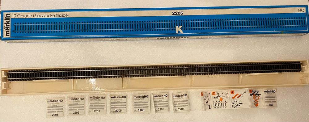 3 Stück Märklin 2205 K-Gleis Flexgleis | Kaufen auf Ricardo