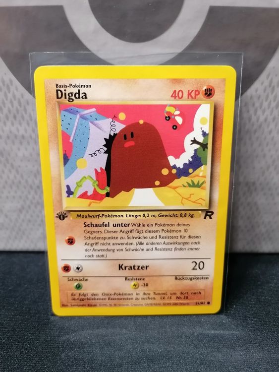 1. EDITION DIGDA TEAM ROCKET 1999 POKEMON KARTE (Gebraucht) in ...