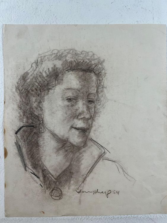 Helmut WANSCHAP (1911-1987) Zeichnung Signiert (Gebraucht) in Neuhausen am Rheinfall für CHF 1 ...