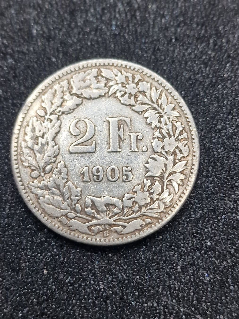 🇨🇭 Seltene 2 Franken Silbermünze 1905 „Stehende Helvetia“ (Gebraucht) in Bülach für CHF 19 – mit ...