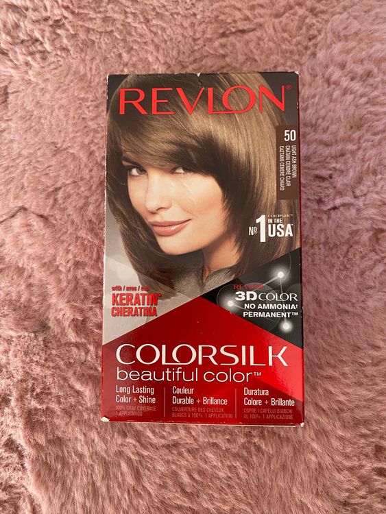 Teinture Revlon ColorSilk Châtain clair cendre (Neuf avec emballage d ...