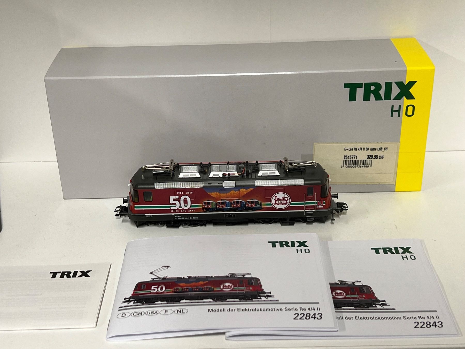 Trix 22843 Elektrolokomotive Re 4/4 lI SBB LGB DIGITAL (Gebraucht) in ...