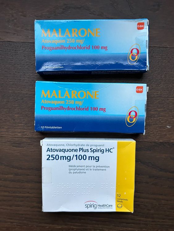 Malarone - Malaria-Prophylaxe oder -Therapie - Medikament (Neu und ...