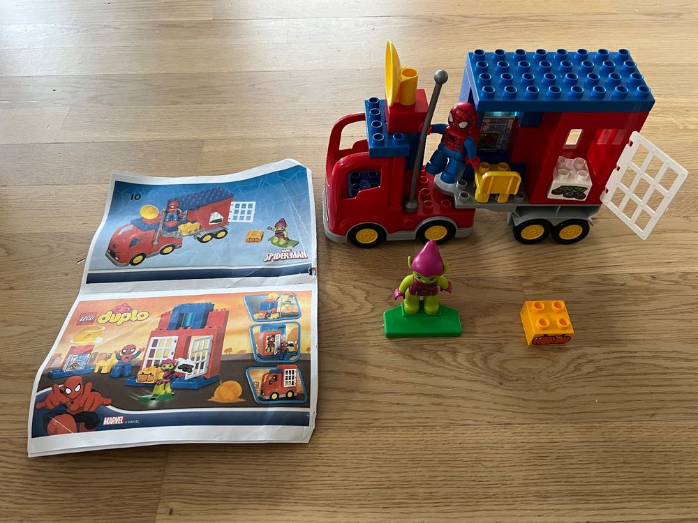Seltenes LEGO DUPLO Spider-Man Set 10608 Spider-Truck (Gebraucht) in ...