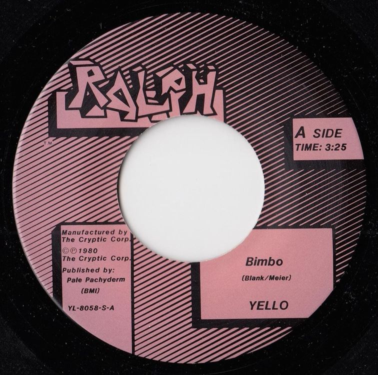 Yello Vinyl Single von 1980 (Swiss Group) (Gebraucht) in Volketswil für ...