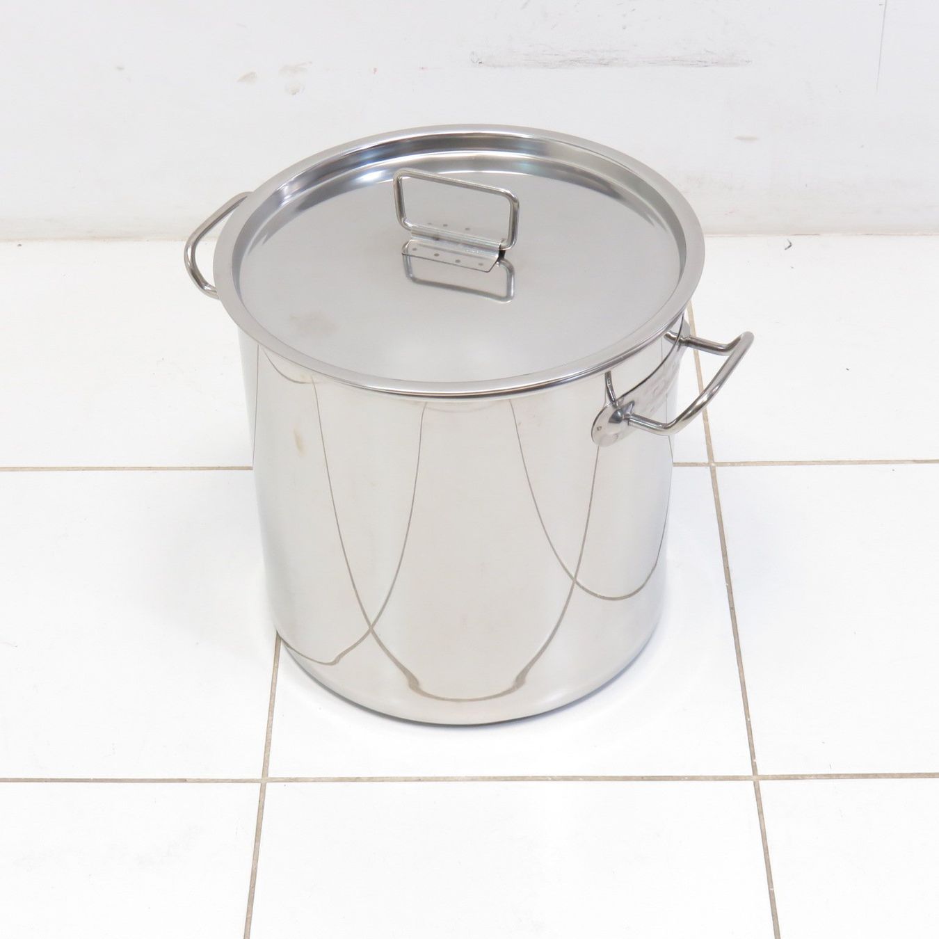 Edelstahl Kochtopf 21 Liter - 30 x 30 cm Topf Gastrotopf (Neu (gemäss ...