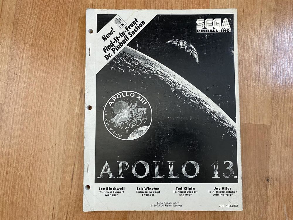 Original Flipper Handbuch Apollo 13 (Gebraucht) in Lustmühle für CHF 27 ...