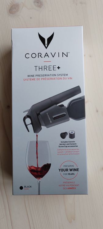 CORAVIN Three+ Weinkonservierungssystem (Neu (gemäss Beschreibung)) in Bern für CHF 150 – mit ...