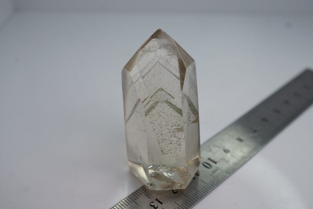 Down-Phantom Quarz-Kristall 60mm x 30mm TOPSTONE (Neu und ...