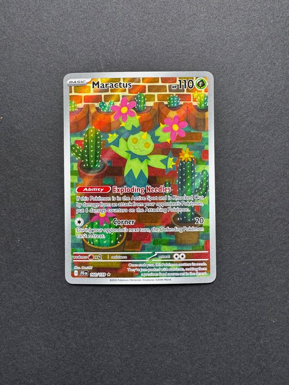 Maractus Pokemon • Illustration Rare • | Kaufen auf Ricardo