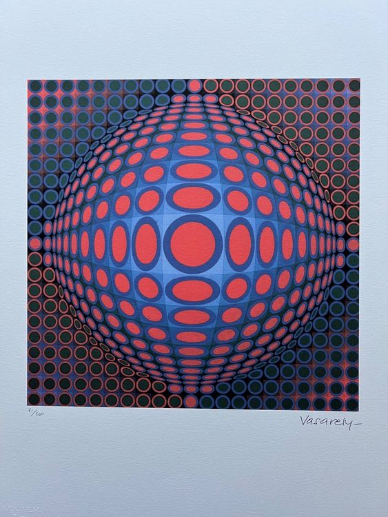 Victor Vasarely « Vega 200 » 81/200 (Neu (gemäss Beschreibung)) in ...