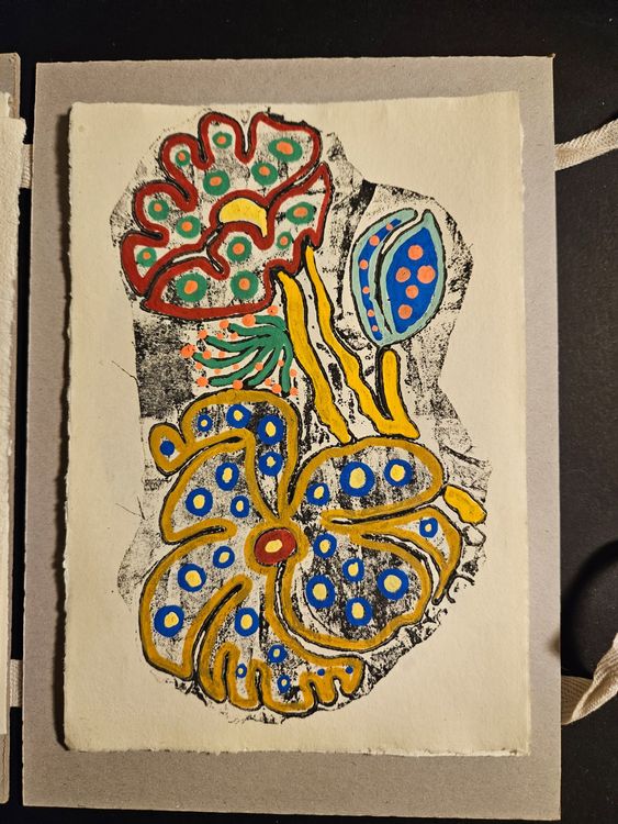 Monotypes Herbier "Empreintes" 2025, tirage limité! (Neu und ...