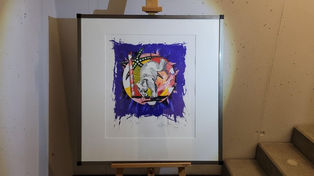 KNIE ROLF, "Elefant im Kopfstand", Original-Serigraphie (Gebraucht) in Luzern für CHF 489 – nur ...