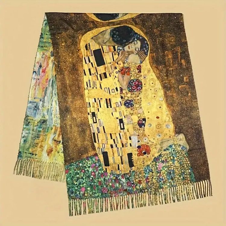 XXL Foulard Schal GUSTAV KLIMT 🍂 Herbst Winter 🍁 NEU (Neu (gemäss Beschreibung)) in Bern für CHF ...