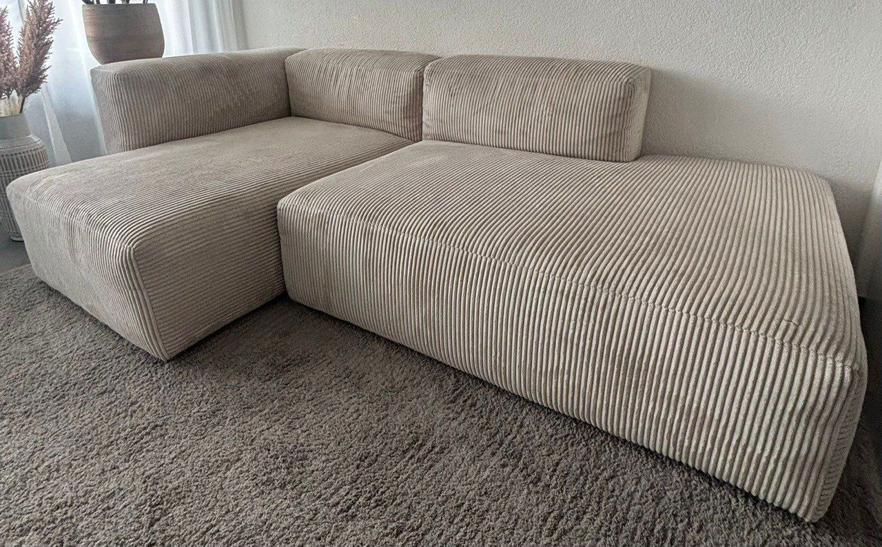 Stilvolle Cord Sofa Beige Ikea Bild