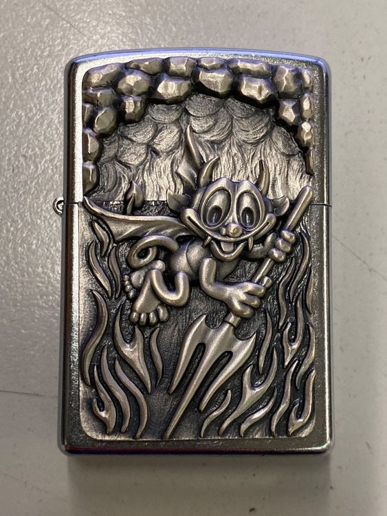 Zippo Devil Emblem Feuerzeug !!! | Kaufen auf Ricardo
