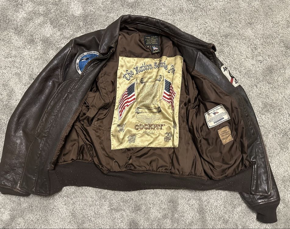 ORIGINAL COCKPIT G-1 U.S.S. FORRESTAL - NEU - Grösse 46 (Neu (gemäss ...