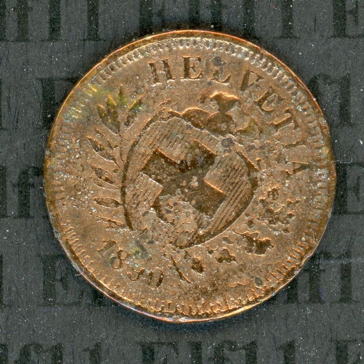 CHF___0.01 1890 s+ 1 Rappen (Gebraucht) in Widnau für CHF 35 – mit Lieferung auf Ricardo kaufen