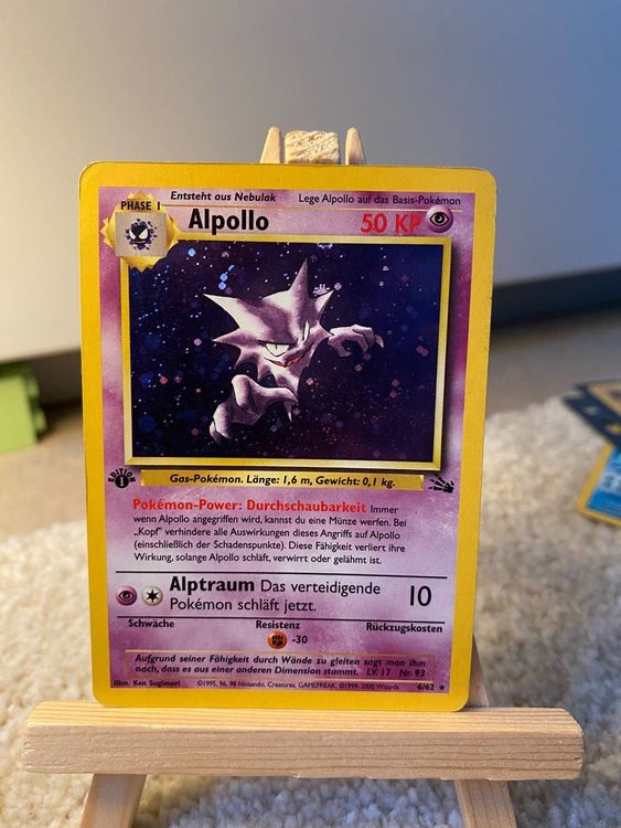Alpollo 1. Edition Pokémon Karte | Kaufen auf Ricardo