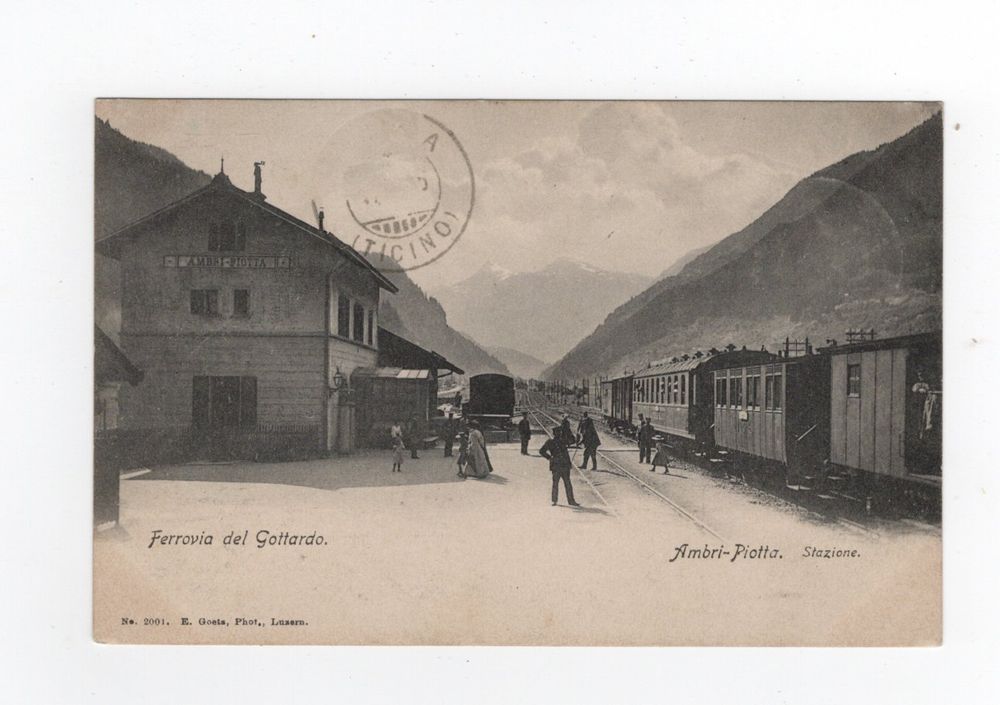 Ambri Piotta Stazione Treno Bahnhof Bahn 1905 (Gebraucht) in Rapperswil ...