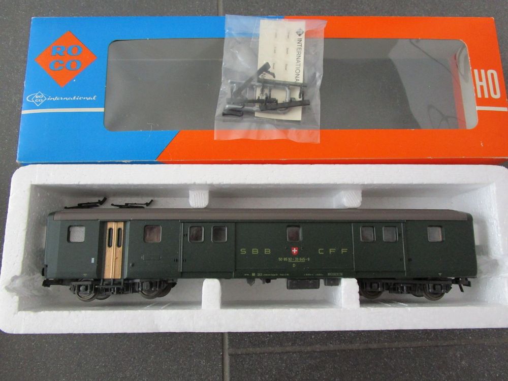 SBB Gepäckwagen Roco HO (Gebraucht) in Rubigen für CHF 5 – mit Lieferung auf Ricardo kaufen