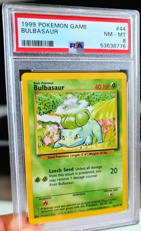 Bulbasaur EN Base Set (PSA 8) | Kaufen auf Ricardo