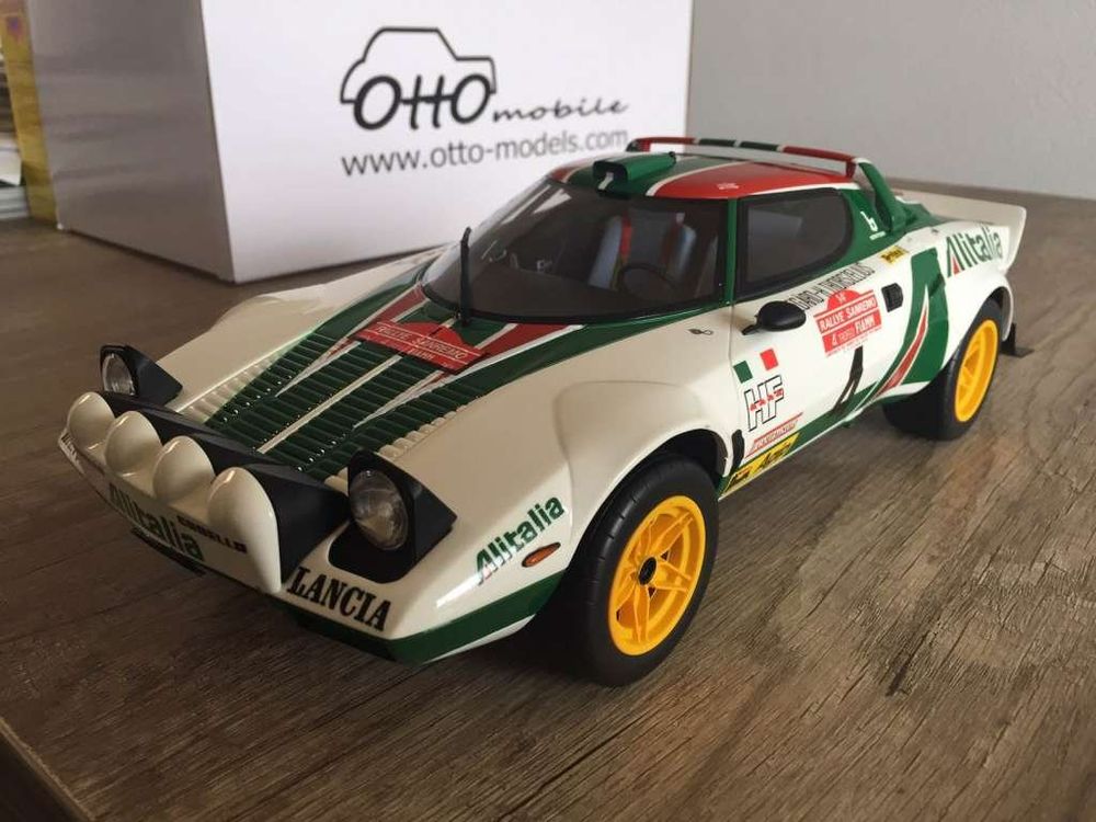 LANCIA STRATOS GR.4 OTTO MODELS 1/12 !!! NEW (Neu und originalverpackt ...