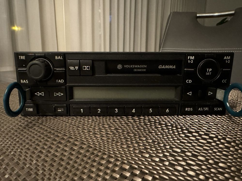 VW Volkswagen Auto Radio mit Kassette Blaupunkt Gamma (Gebraucht) in ...