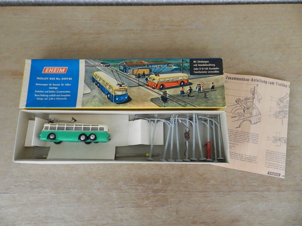 Eheim H0 WS Set 3-Achs Bus grün (Bausatz montiert) | Acheter sur Ricardo