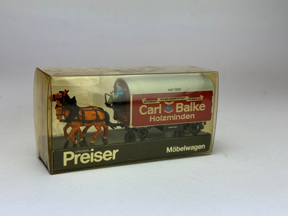 GB1- Preiser Kutsche Möbelwagen Carl Blanke (Gebraucht) in Elm für CHF ...