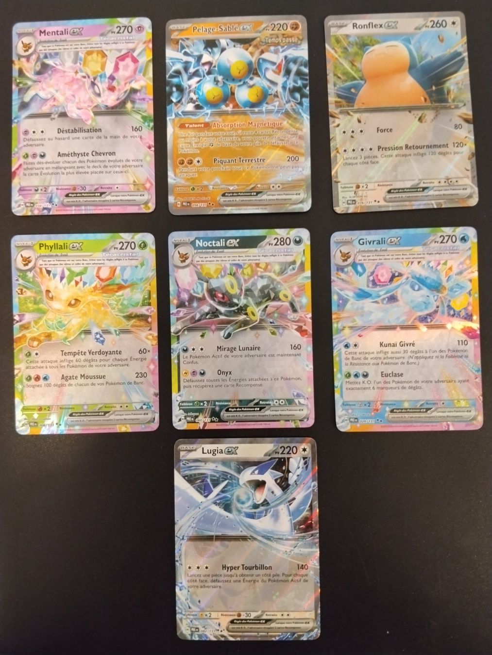 Pokémon Évolutions Prismatiques: lot de 7 cartes Ex FR (Gebraucht) in ...