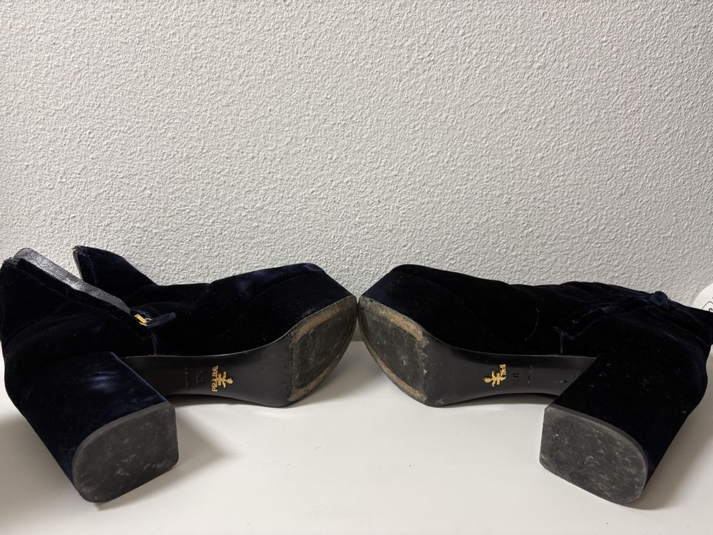 prada velvet platform boot t.37,5 (D'occasion) à Lausanne pour CHF 200 ...
