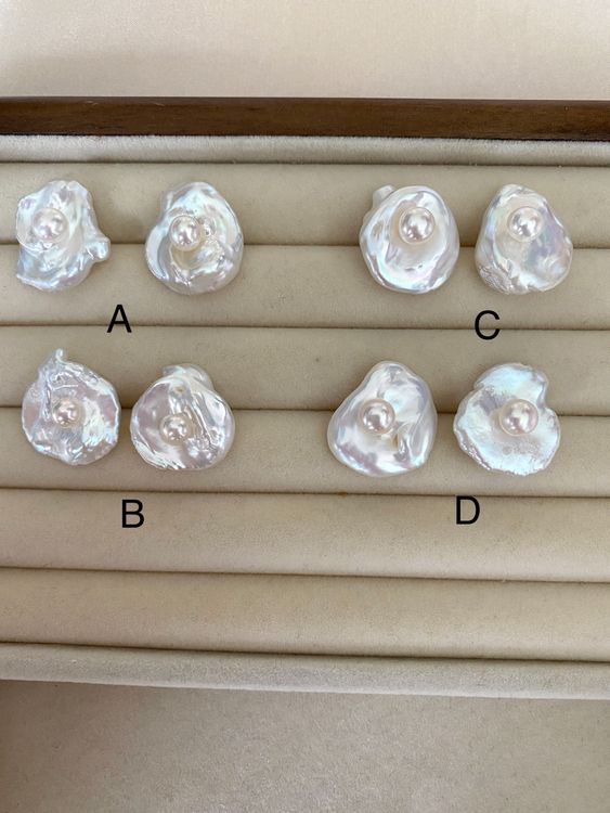 Barock Perlen Ohrstecker/ echte (Neu und originalverpackt) in Sarnen für CHF 50 – mit Lieferung ...