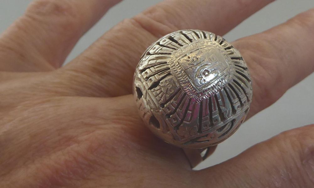Grosser Ring 925 Silber vermutlich aus Süd Amerika (Gebraucht) in Muri ...