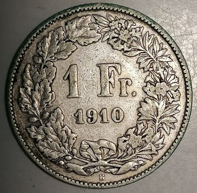 1 Franken Schweiz 1910 (Gebraucht) in Stalden (Sarnen) für CHF 10 – mit Lieferung auf Ricardo kaufen