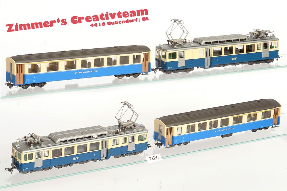 BEMO MOB BDe 4/4 Triebwagen + 1 Wagen (Gebraucht) in Bubendorf für CHF 406.95 – mit Lieferung ...