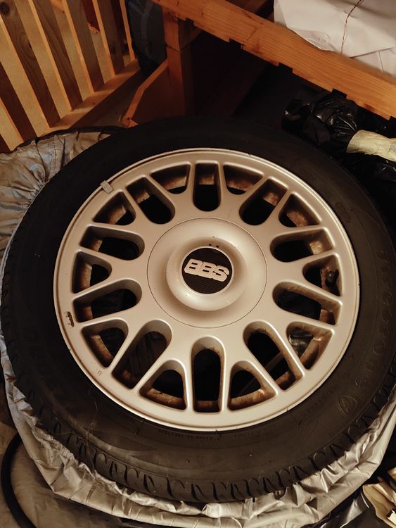4 x VW Golf 3 BBS Felgen mit Reifen | Kaufen auf Ricardo