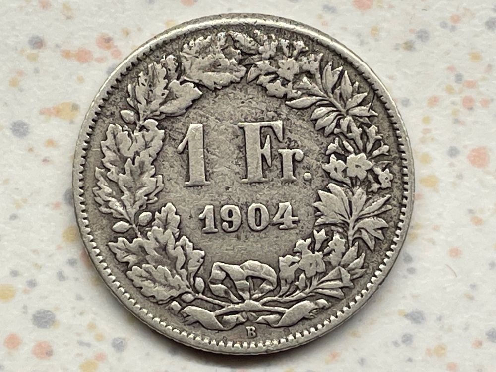 1904 1 Franken sehr selten (Gebraucht) in Winterthur für CHF 3.1 – mit Lieferung auf Ricardo kaufen
